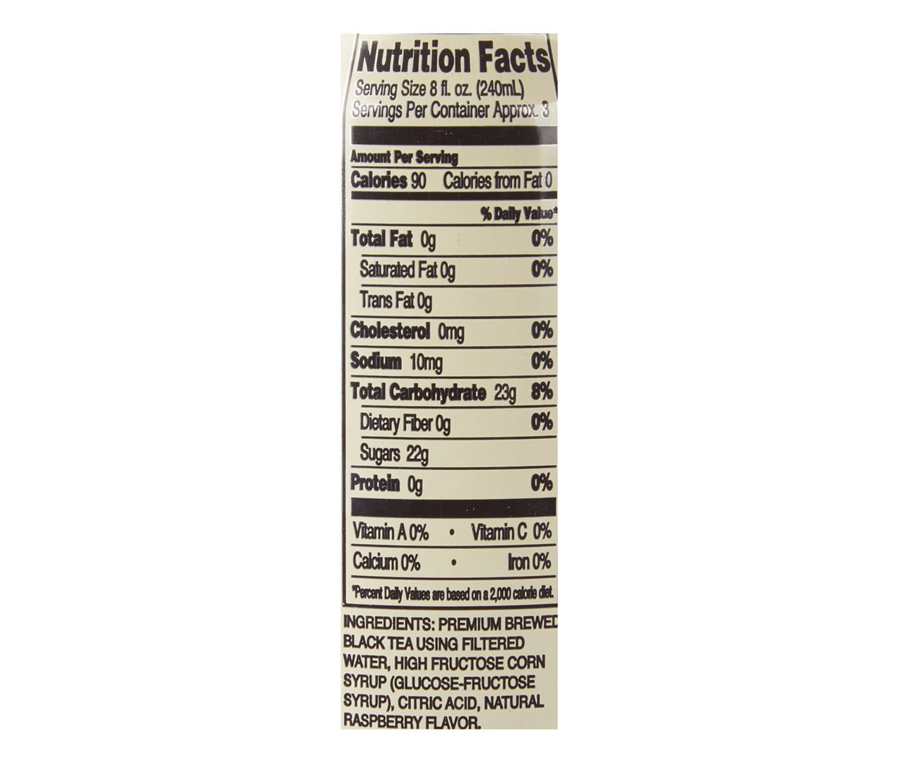 Arizona Iced Tea with Raspberry Flavor, 23 Oz. | Big Lots