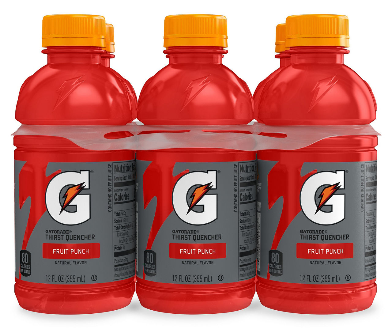 Gatorade Gatorade Thirst Quencher Fruit Punch Natural Flavor 12 Fl Oz 6 ...