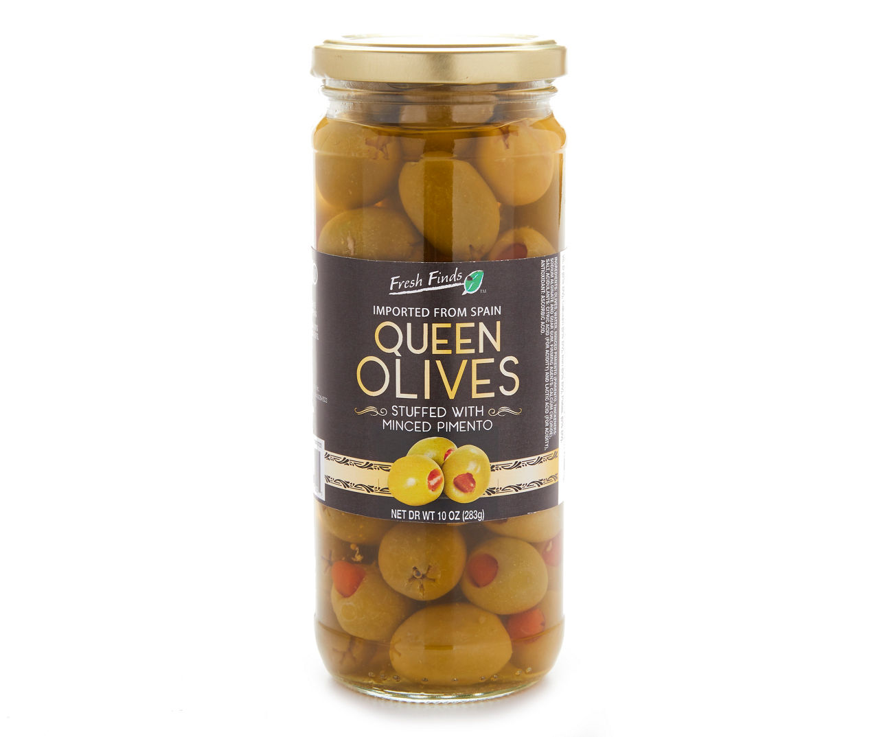 Fresh Finds Queen Olives Stuffed with Minced Pimento, 10 Oz. | Big Lots
