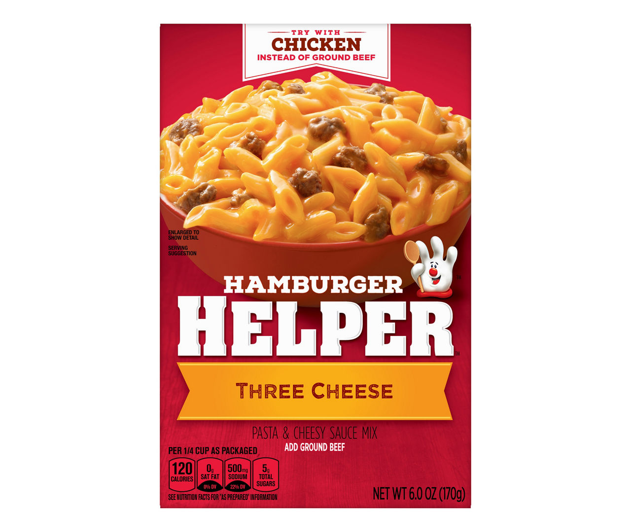 Hamburger Helper Three Cheese Pasta Mix, 6 Oz. | Big Lots