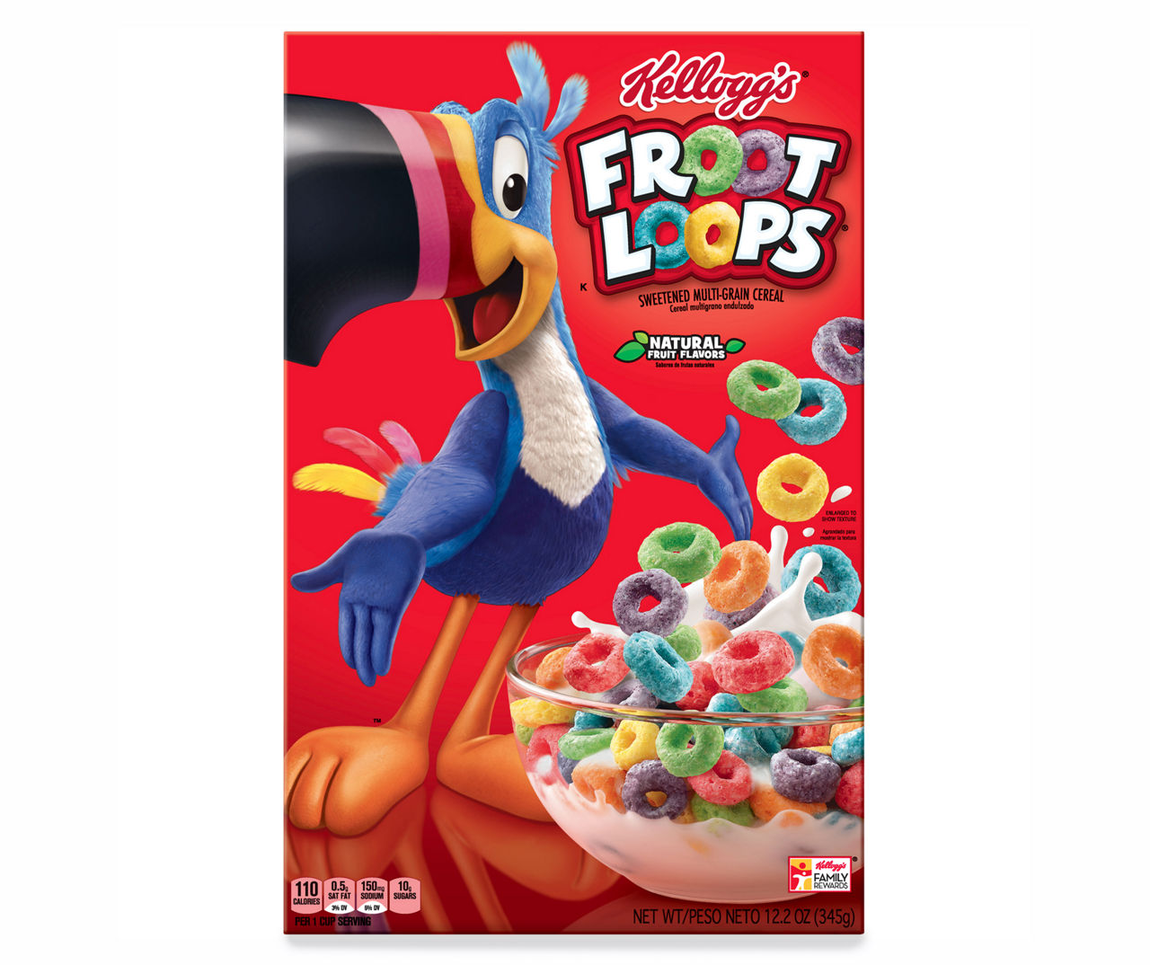 Kellogg's Kellogg’s Froot Loops, Breakfast Cereal, Original, Low Fat ...