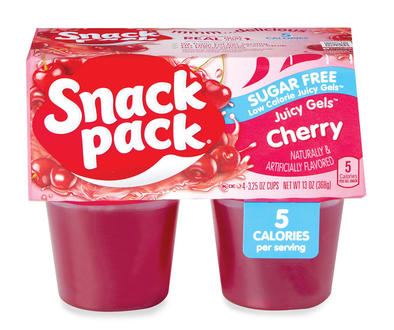 Snack Pack Sugar-Free Cherry Jello, 4-Pack | Big Lots