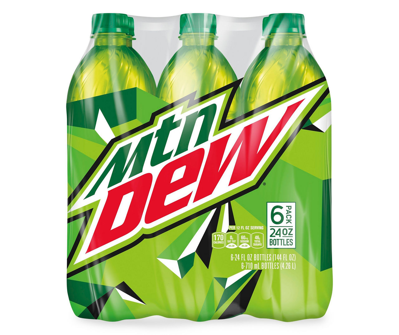 Mountain Dew Mtn Dew Soda Citrus 24 Fl Oz 6 Count Bottle | Big Lots