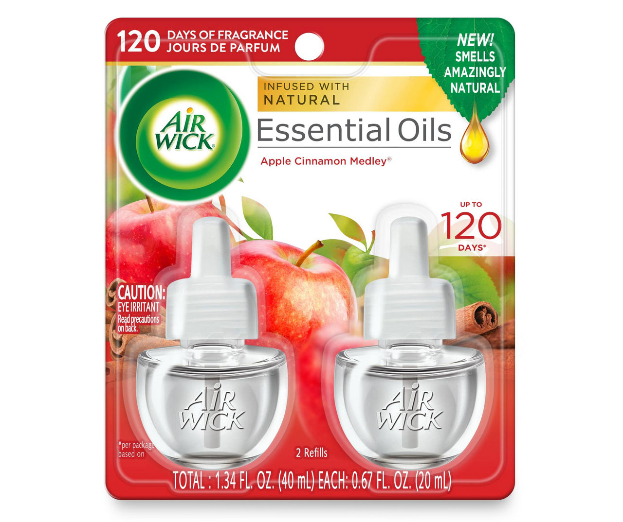 Air Wick Apple Cinnamon Medley Scented Oil Refills, 2-Pack | Big Lots