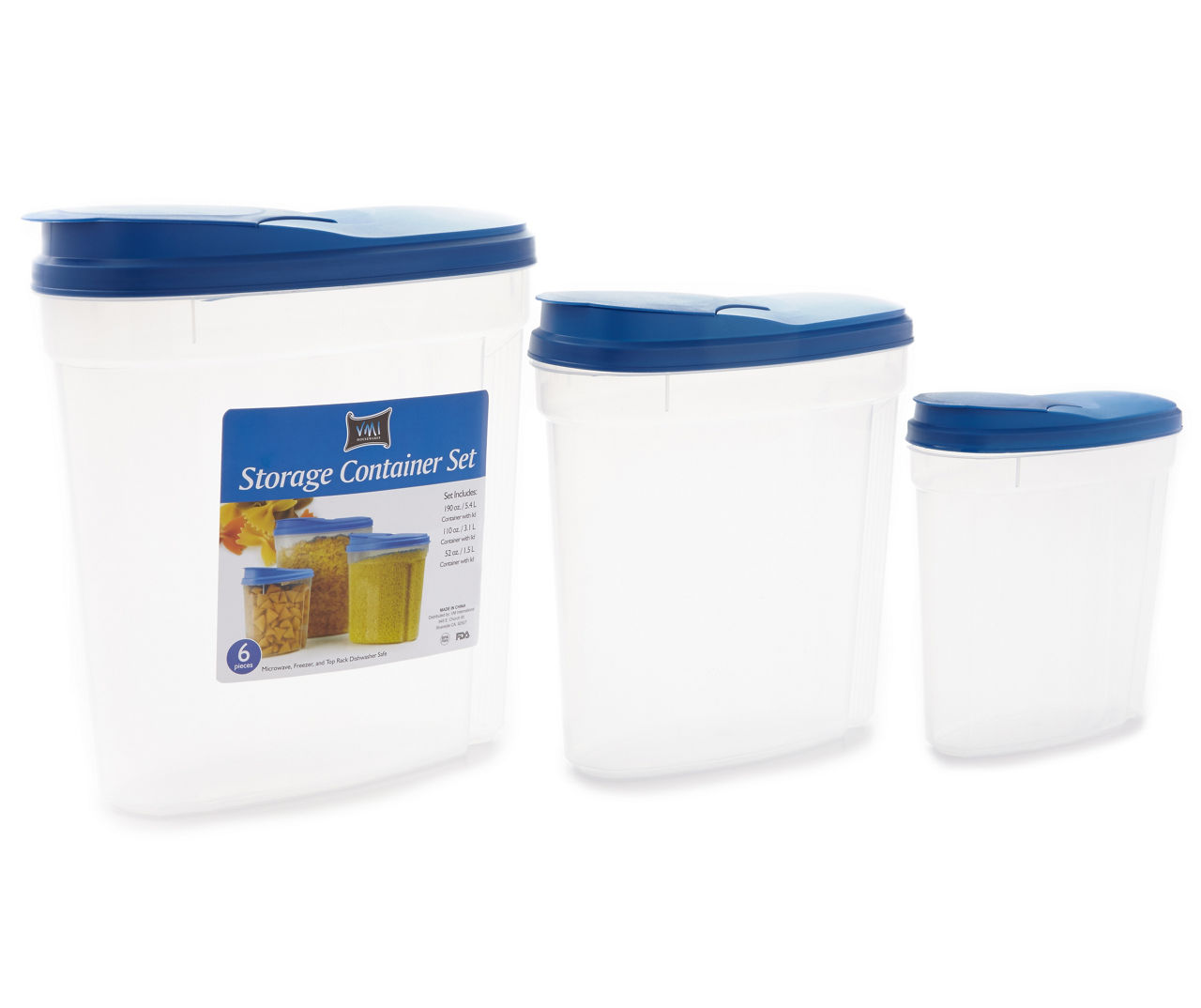 VMI Housewares Large 3-In-1 Storage Container Set | Big Lots