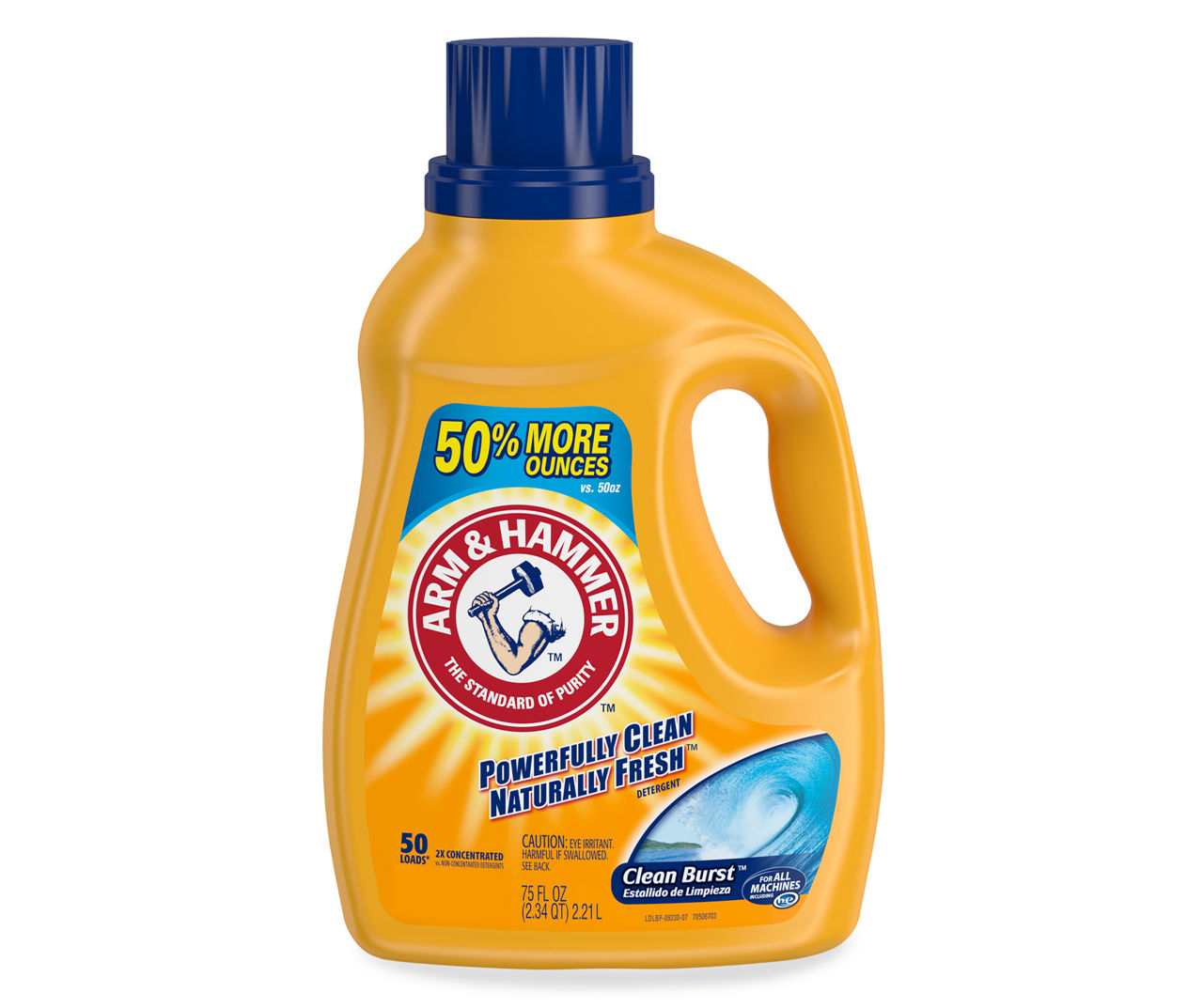 Arm & Hammer Arm & Hammer Clean Burst, 50 Loads Liquid Laundry ...