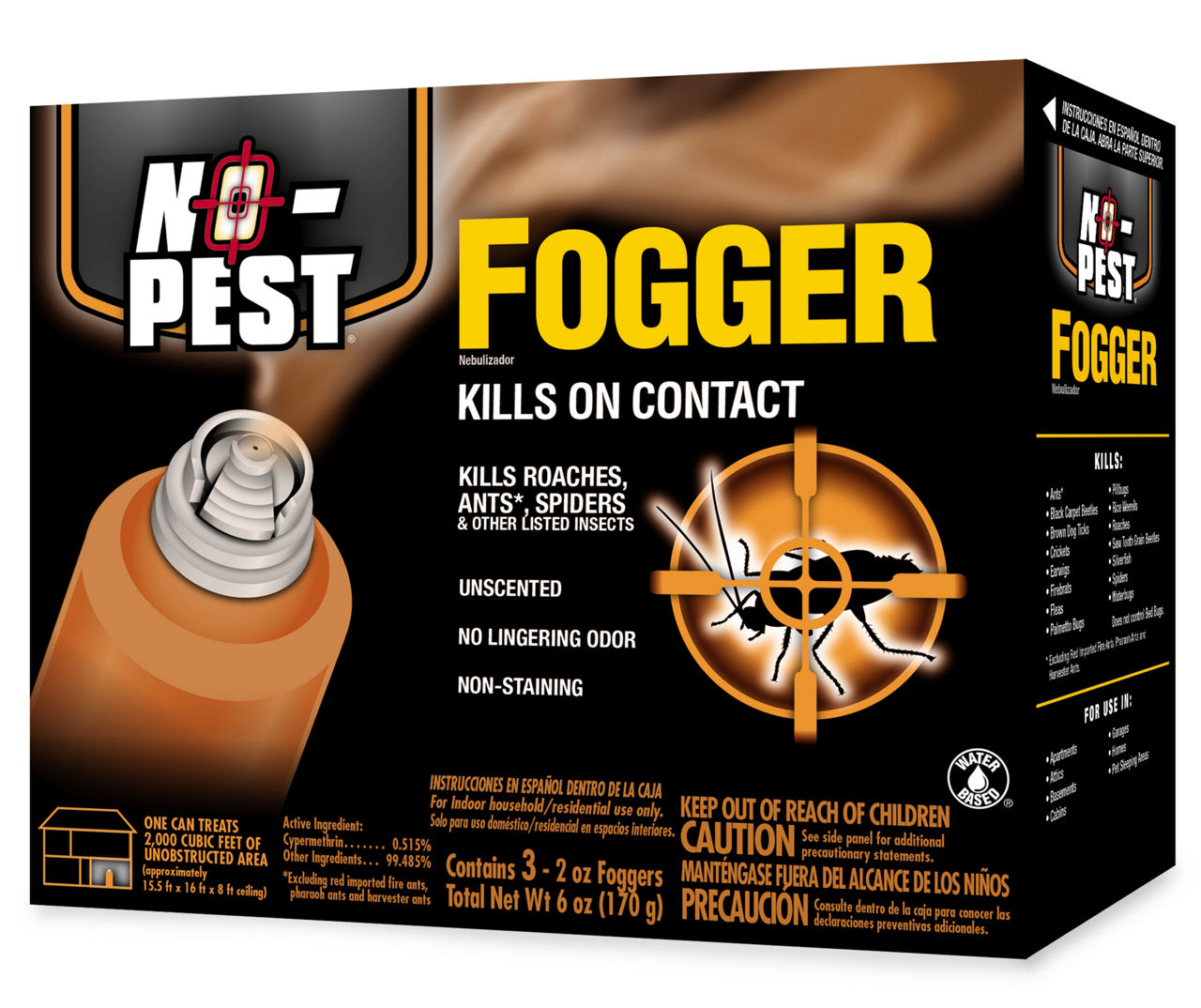 No-Pest Unscented Insect Killer Fogger, 3-Count | Big Lots