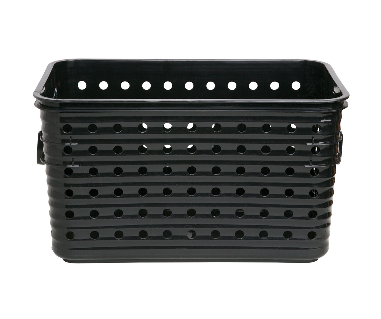 Dial Black Medium Dot Storage Basket | Big Lots