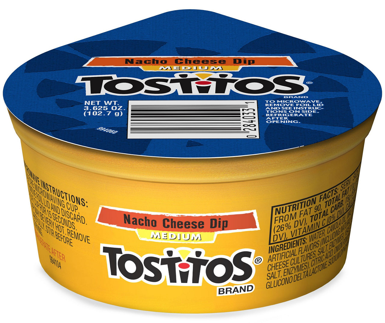 Tostitos Tostitos Medium Nacho Cheese Dip Naturally And Artificially ...