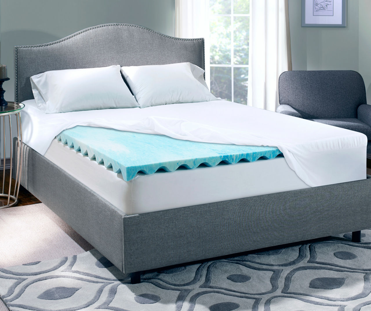 Sertarest 3 Gel Memory Foam Queen Mattress Topper Big Lots