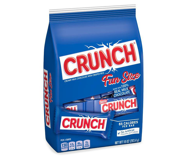 Crunch Crunch Fun Size Milk Chocolate Bars 10 oz | Big Lots