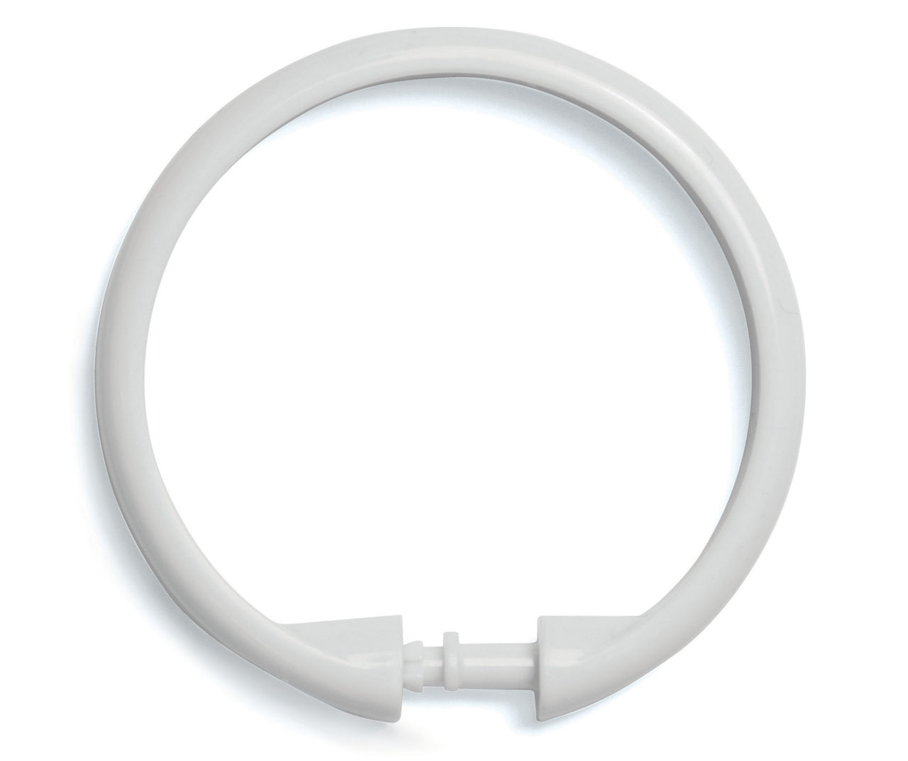 Kenney White Smooth Shower Rings, 12-Pack | Big Lots