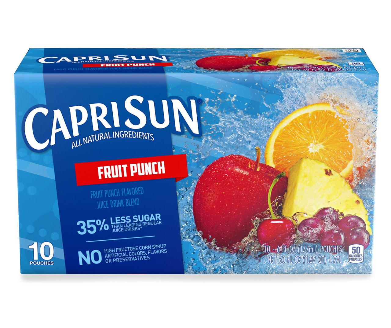 CapriSun Capri Sun Fruit Punch Juice Drink Blend 10 - 6 fl oz Pouches ...