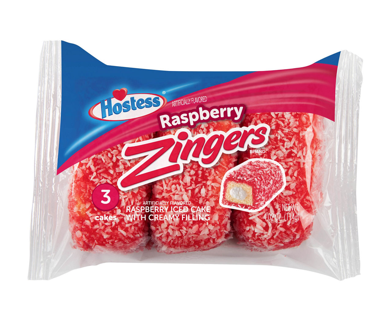Hostess Raspberry Zingers, 3-Count | Big Lots