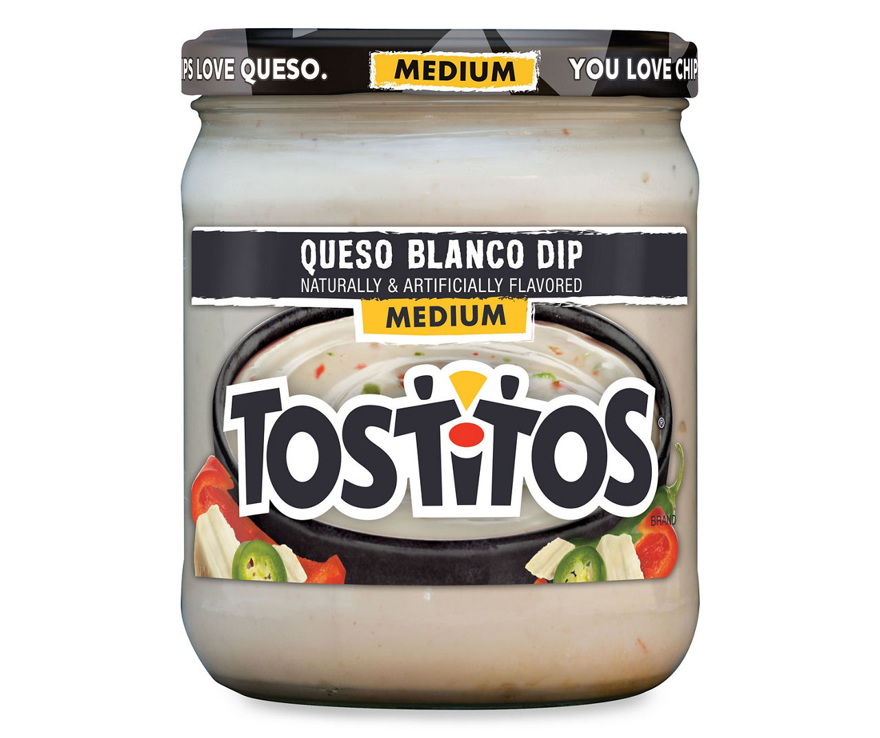 Tostitos Tostitos Medium Dip Queso Blanco Naturally & Artificially Flavored 15 Oz | Big Lots