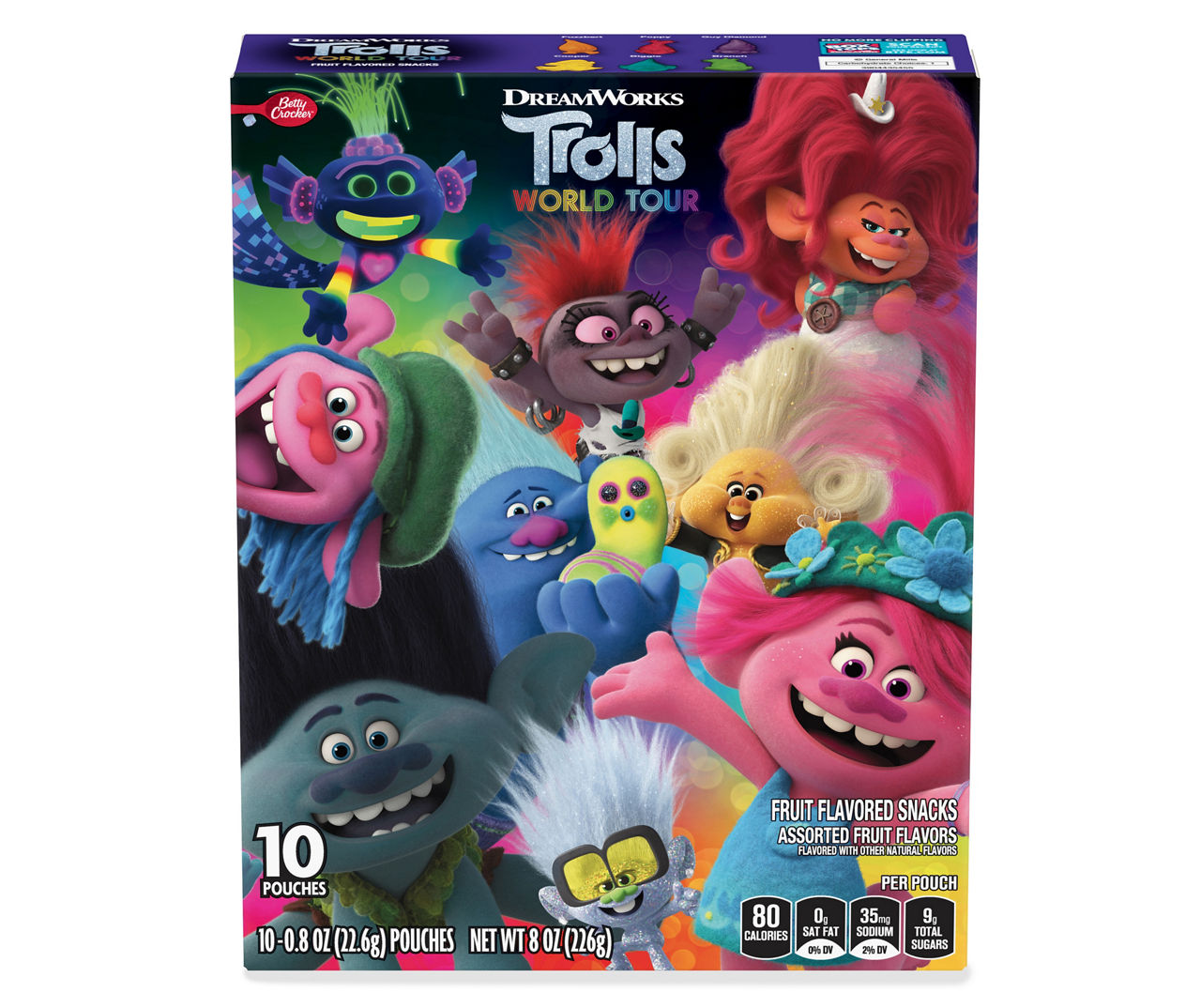 Trolls Trolls Fruit Snacks, 10-Count | Big Lots
