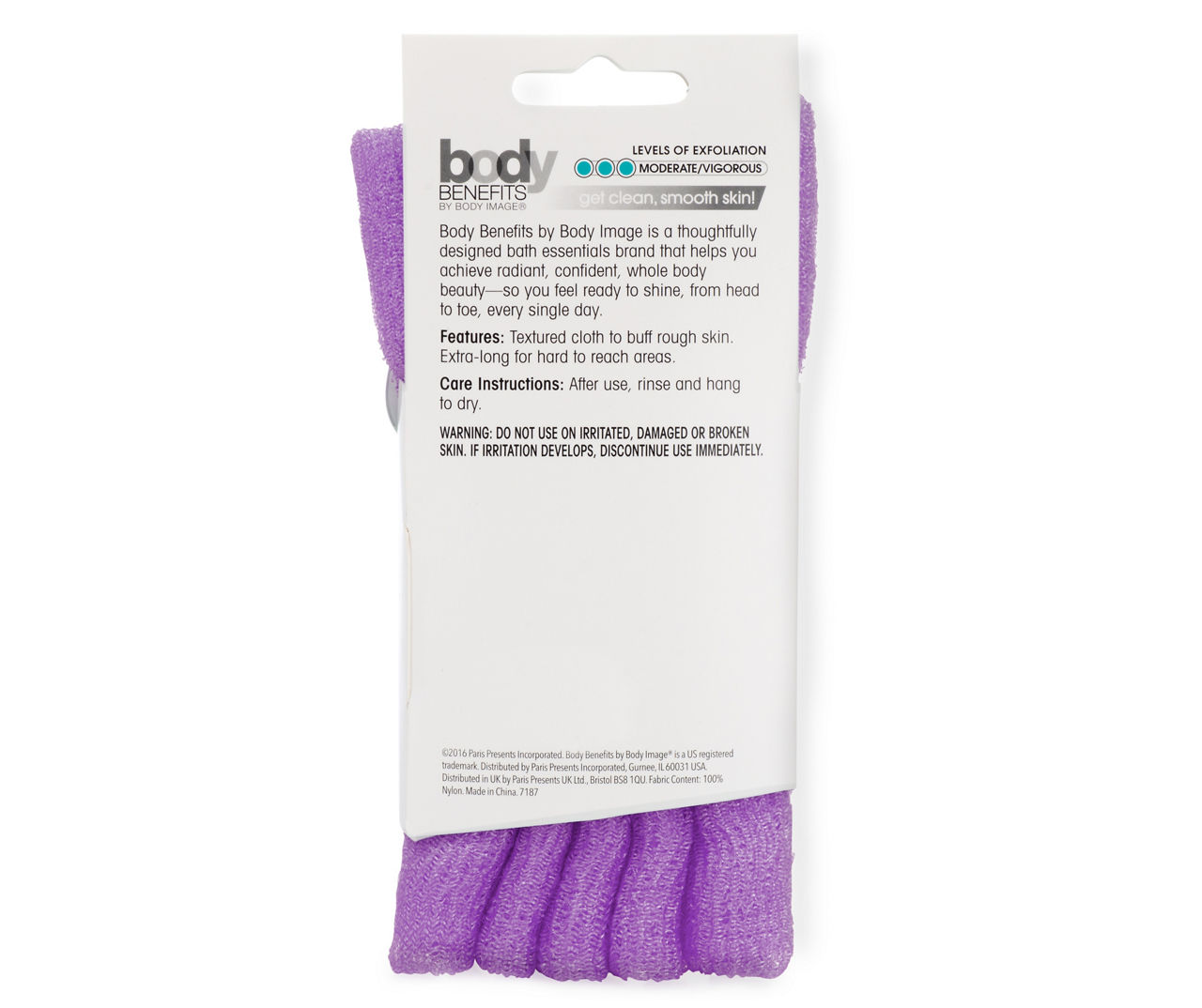 Body Benefits Exfoliating Body Cloth - Colors May Vary | Big Lots
