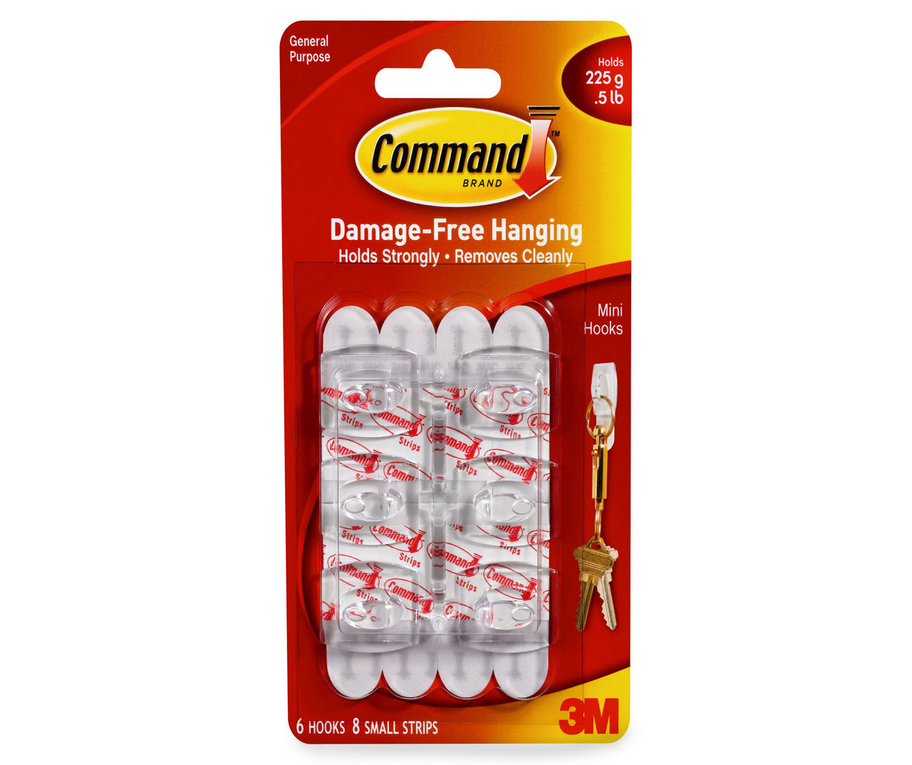 3M Mini Hooks, 6-Pack | Big Lots