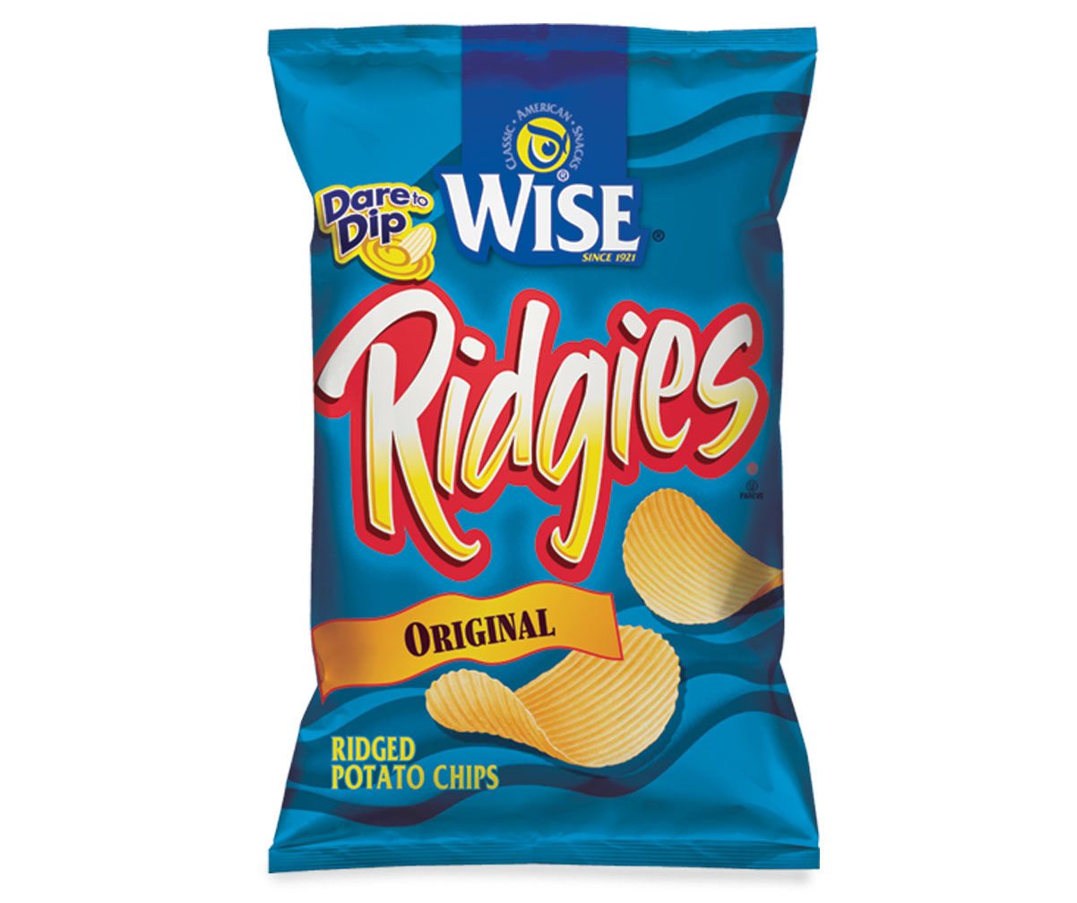 Wise Wise Ridgies Original Ridged Potato Chips 4.25 oz. Bag | Big Lots