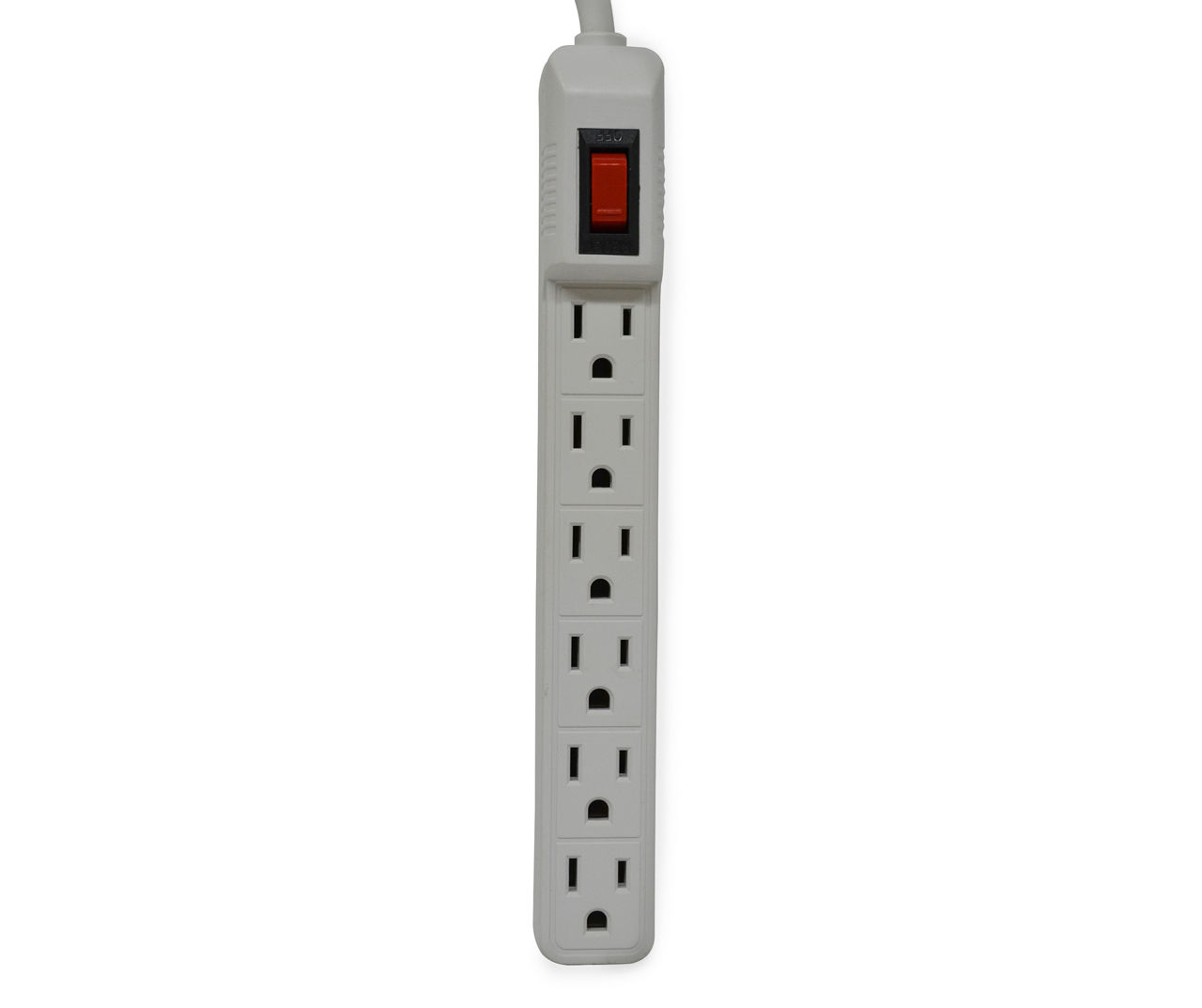 Stanley White 6-Outlet Power Strip | Big Lots