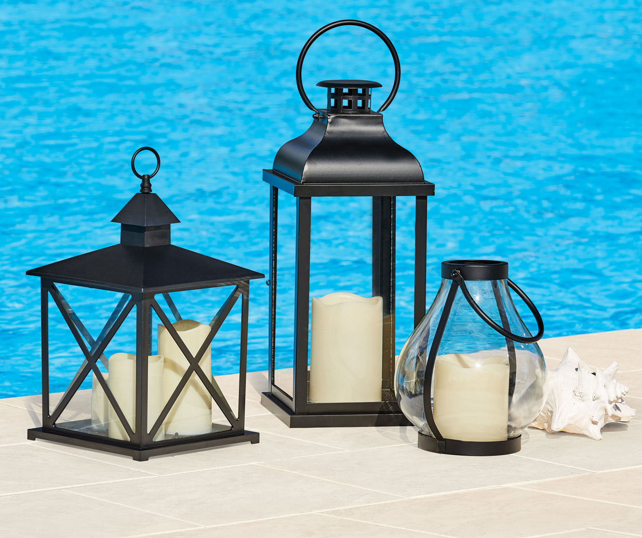 Wilson & Fisher 3-Candle LED Lantern | Big Lots