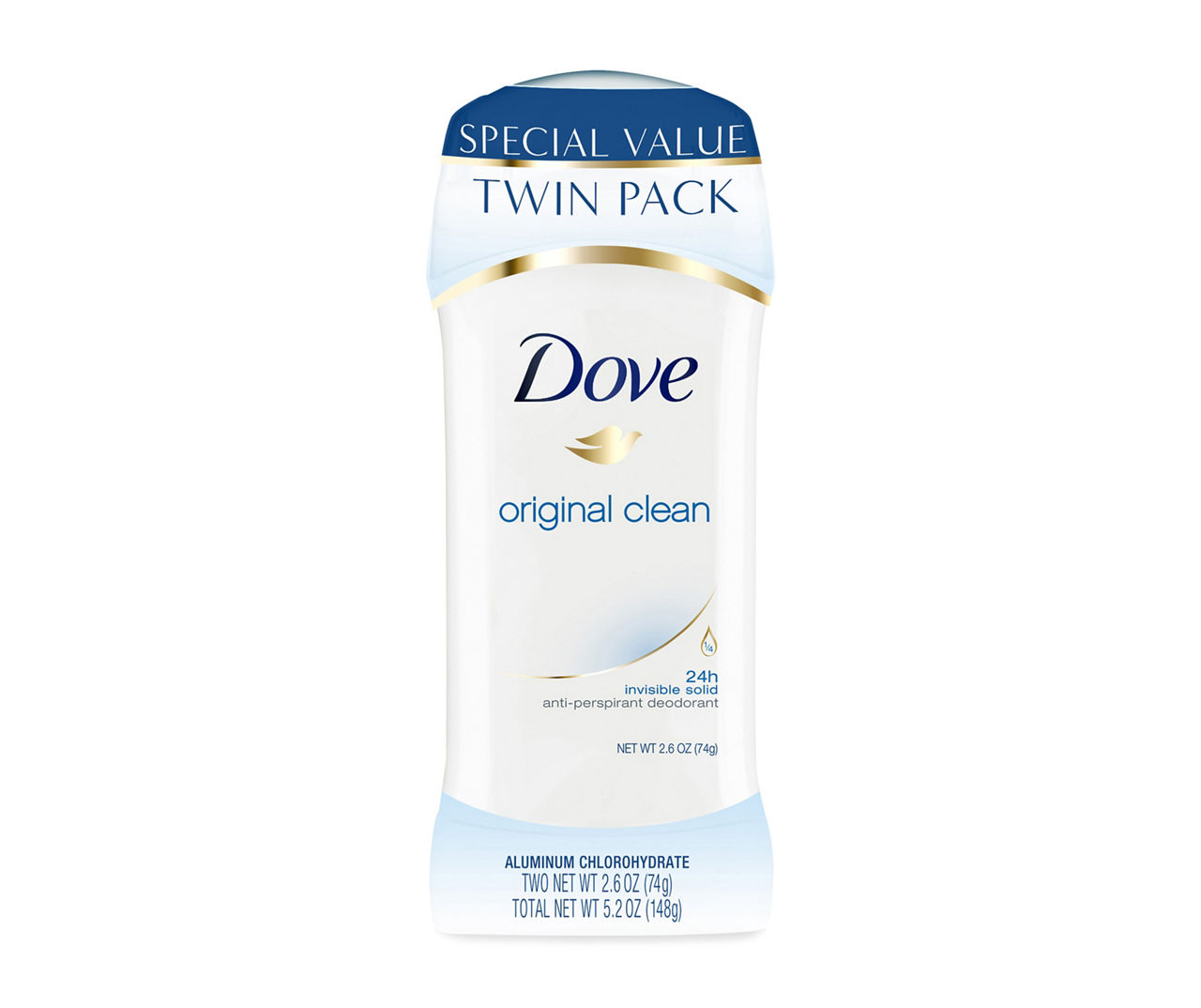 Dove Dove Invisible Solid Antiperspirant Deodorant Stick Original Clean ...