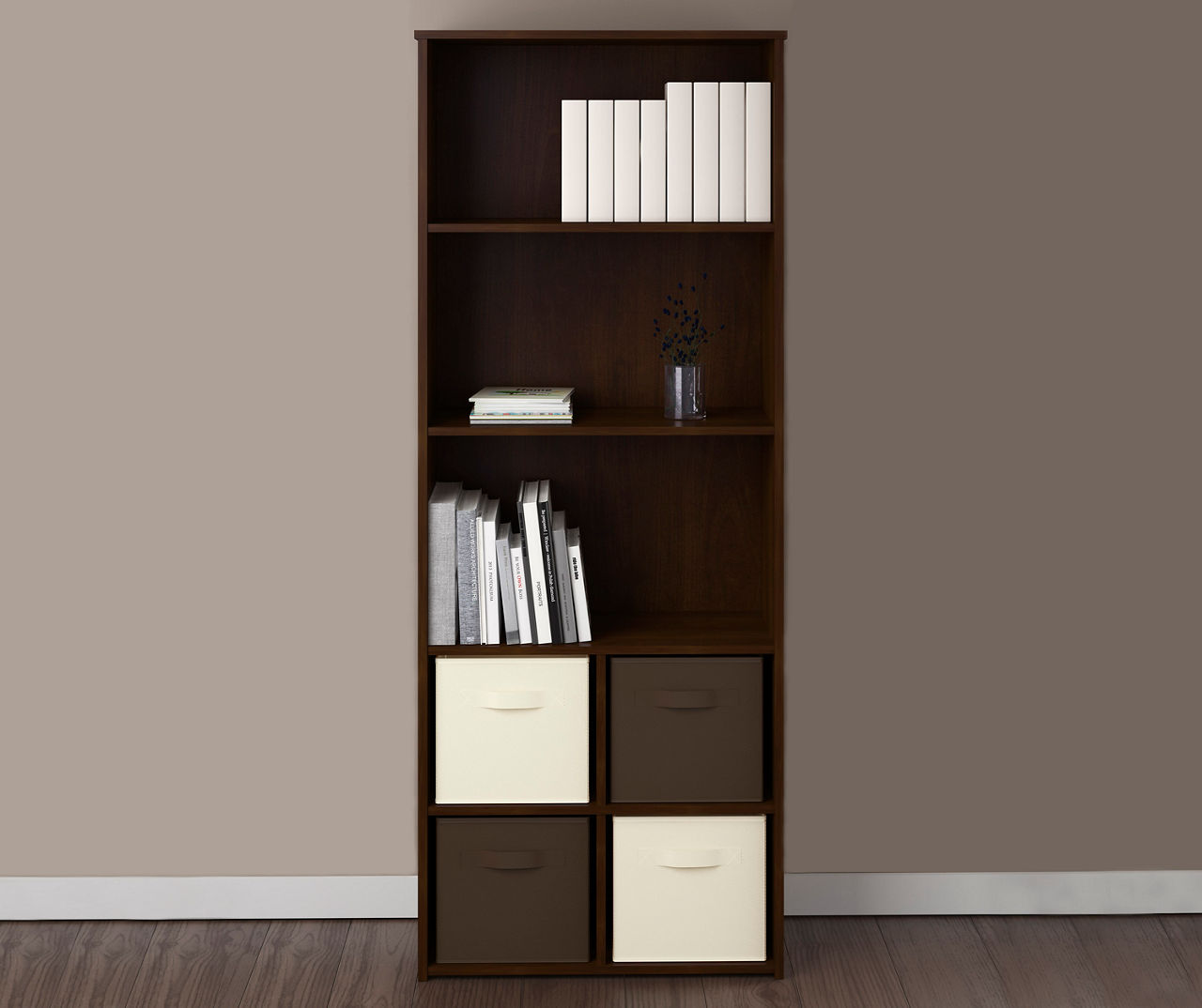 Ameriwood System Build 5-Shelf Resort Cherry Cube Organizer | Big Lots