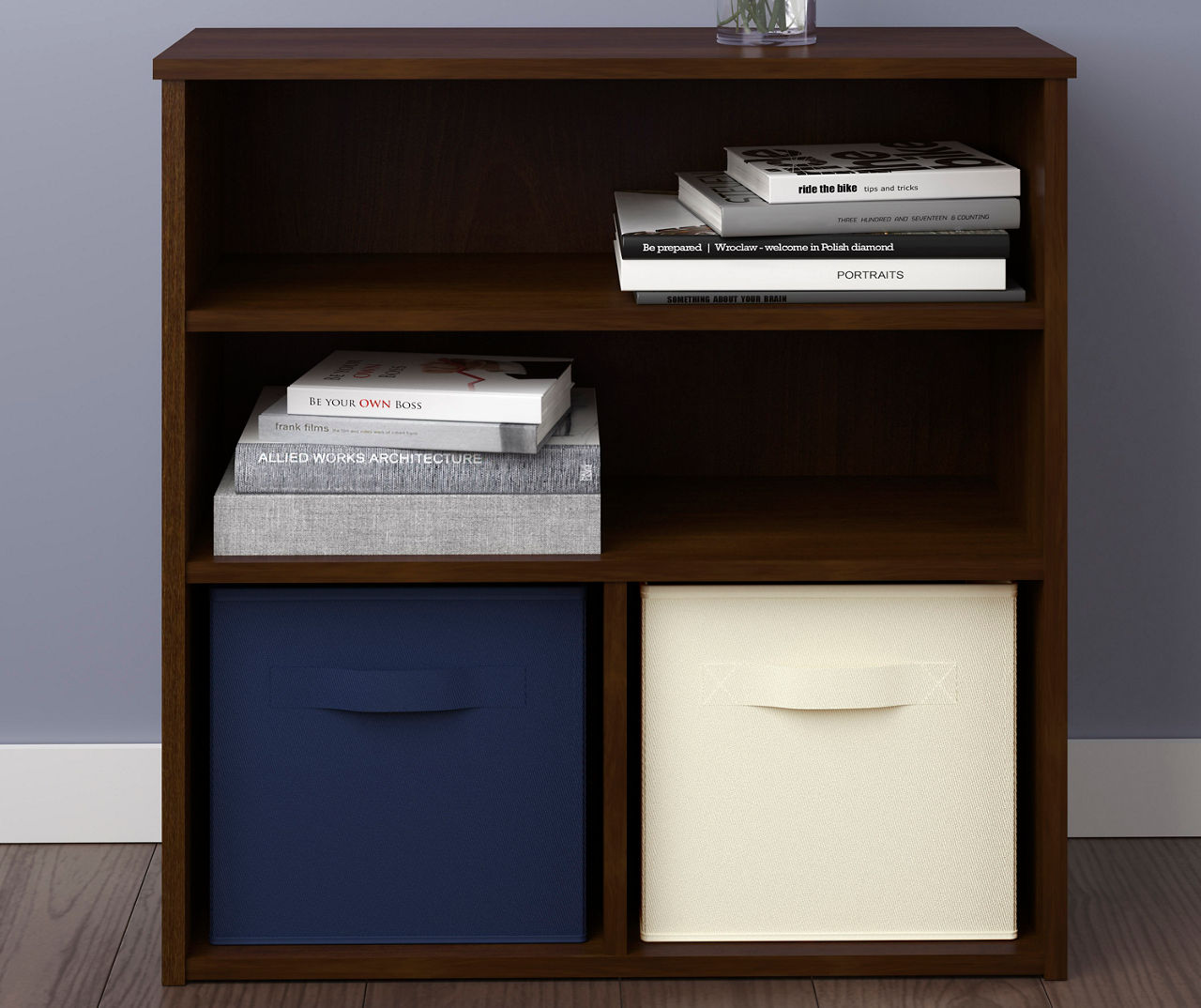 Ameriwood System Build 3-Shelf Resort Cherry Storage Cube Organizer | Big Lots