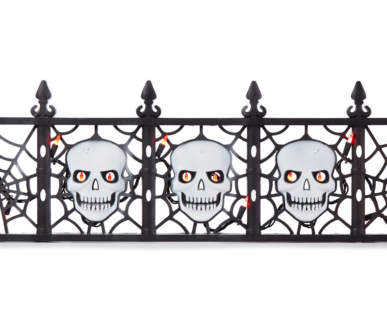 24" Light-Up Skull Fence | Big Lots