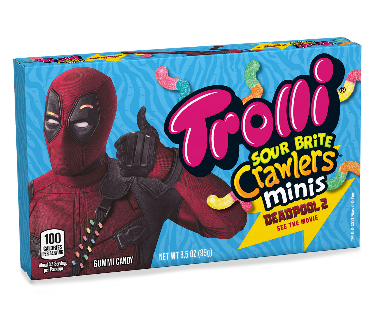 Trolli Trolli Minis Sour Brite Crawlers Gummi Candy 2 oz | Big Lots
