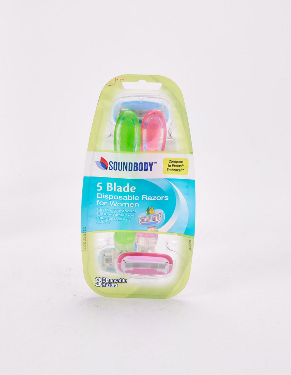 Sound Body 5 Blade Disposable Razors for Women, 3 Count | Big Lots