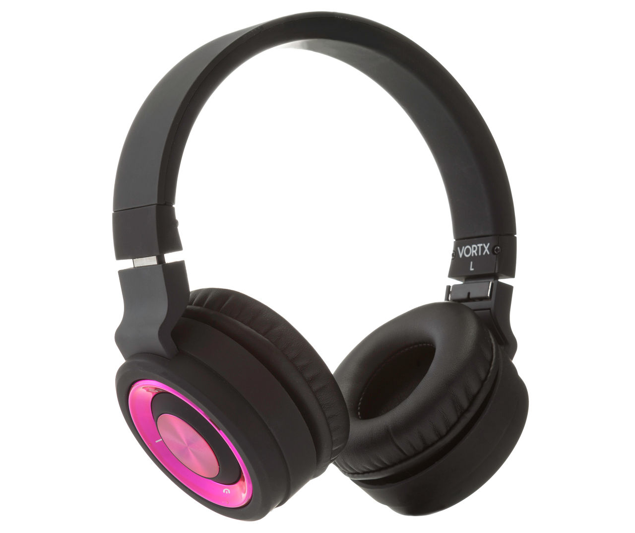 iHip Vortx Black & Pink Bluetooth Headphones | Big Lots