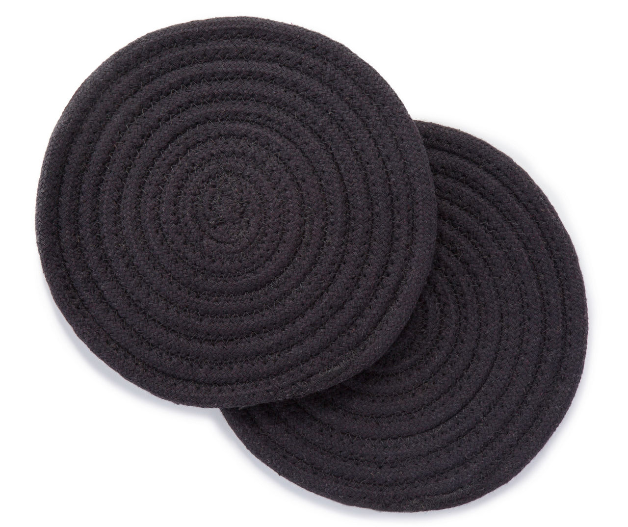 Master Cuisine 9" Round Black Trivets, 2-Pack | Big Lots
