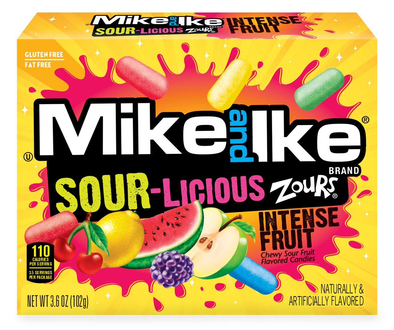 Mike and Ike Sour-licious Zours, 3.6 Oz. | Big Lots