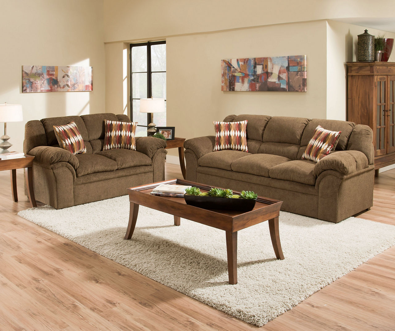 Verona Chocolate Chenille Sofa