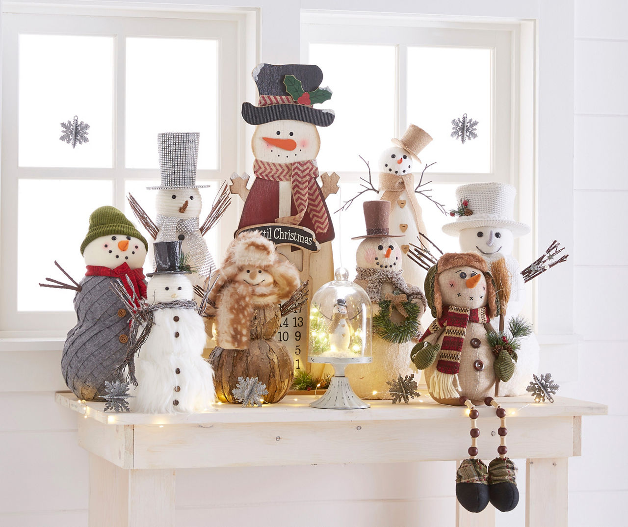 Fur Bark Snowman | Big Lots