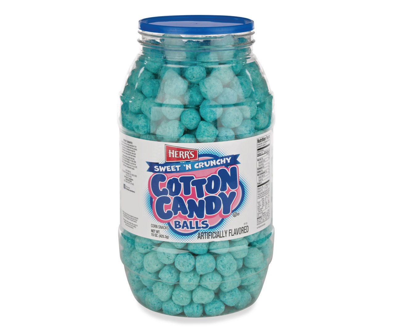 Herr's Cotton Candy Ball Barrel, 15 Oz. | Big Lots