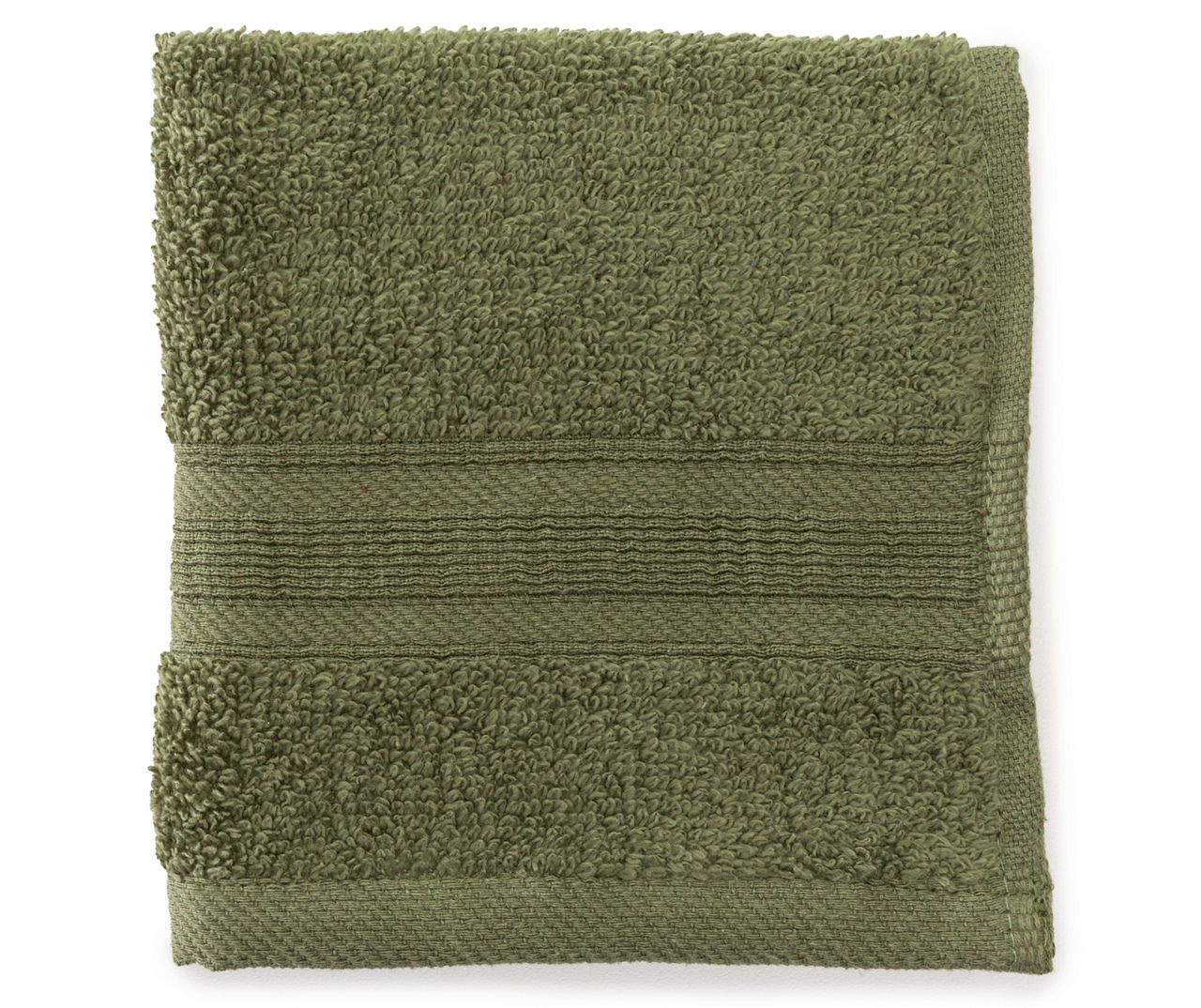 Living Colors Moss Green Wash Cloth | Big Lots