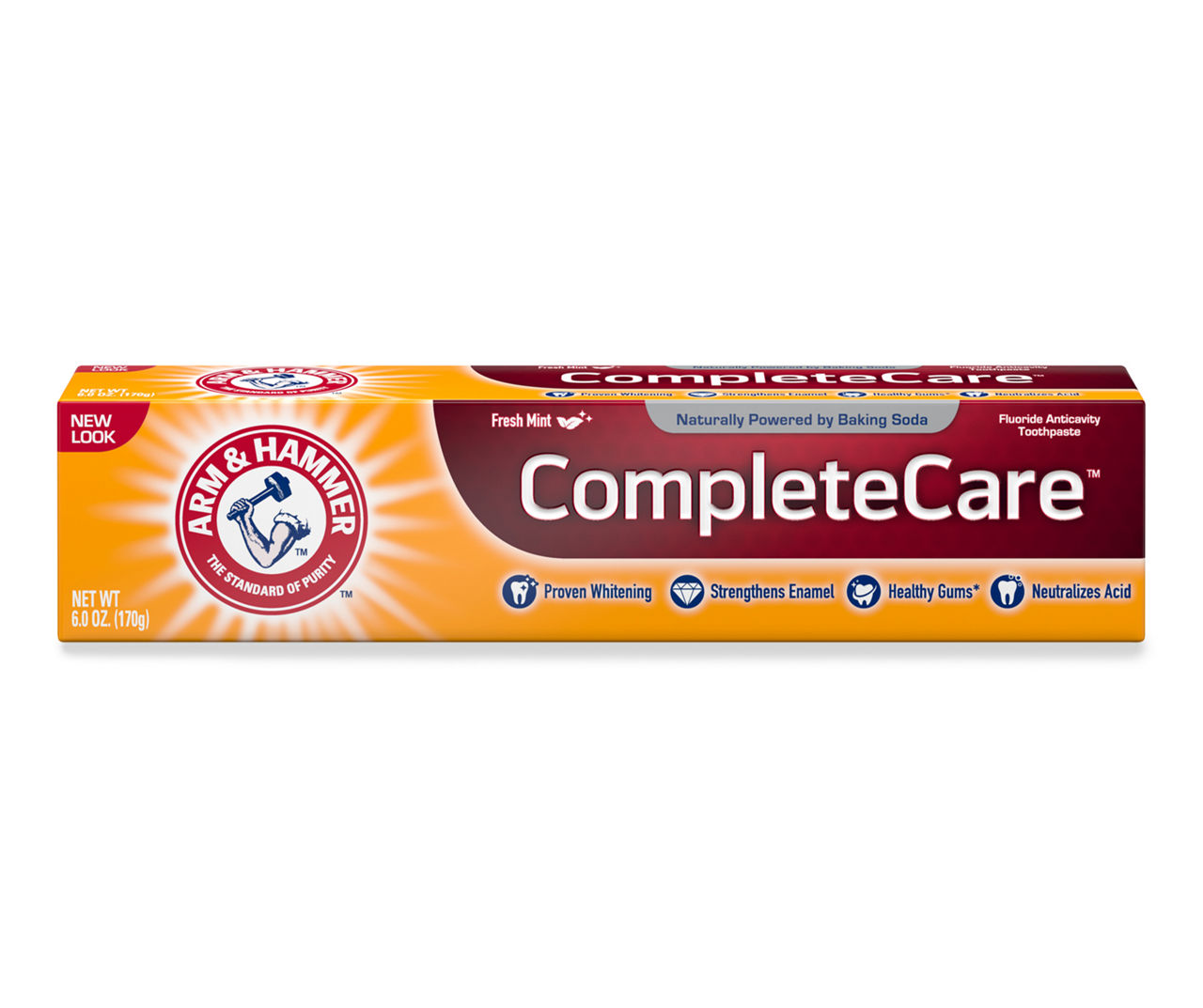 Arm & Hammer ARM & HAMMER Complete Care Toothpaste, Fresh Mint Flavor ...