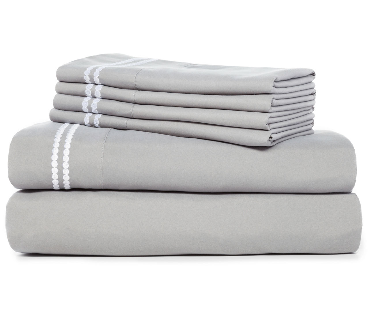 Living Colors Living Colors Gray 6-Piece Sheet Sets | Big Lots