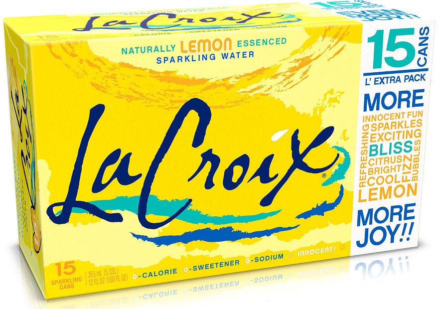 La Croix Lemon Sparkling Water, 15 Pack | Big Lots