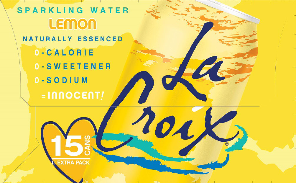 La Croix Lemon Sparkling Water, 15 Pack | Big Lots