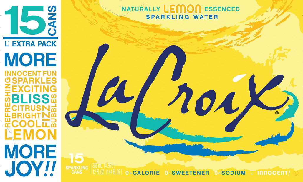 La Croix Lemon Sparkling Water, 15 Pack | Big Lots