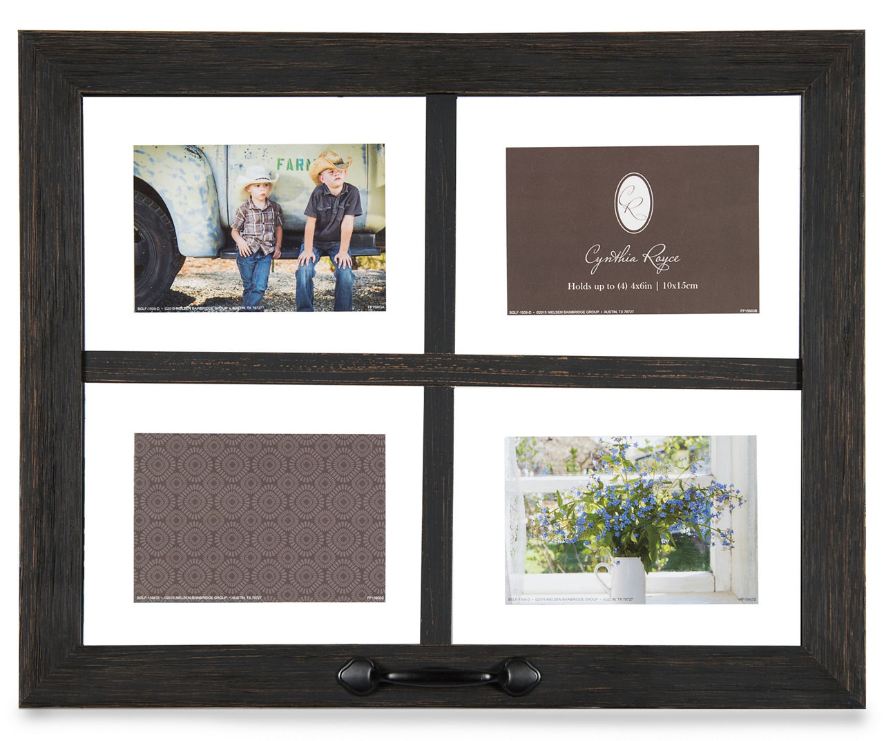 Black Window Pane Distressed Picture Frame | Big Lots