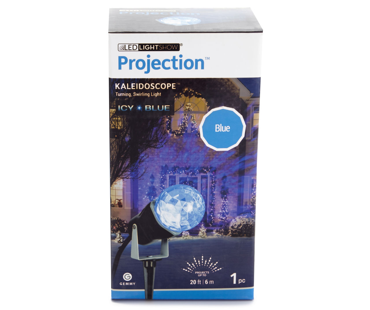 Lightshow Icy Blue LED Kaleidoscope Projection Lights | Big Lots