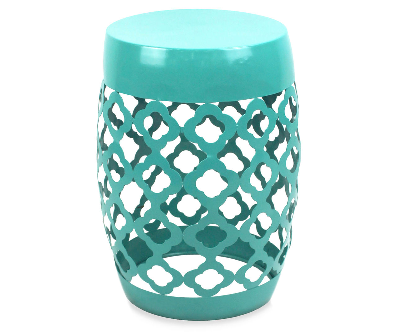 Wilson & Fisher 19" Turquoise Lattice Garden Table | Big Lots