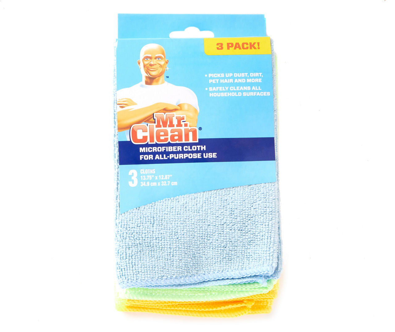 Mr. Clean Microfiber All Purpose Cloths, 3-Pack | Big Lots
