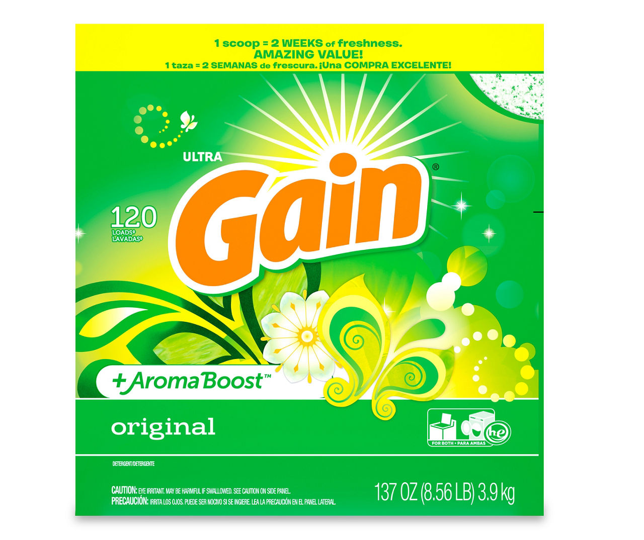 Gain Original Powder Laundry Detergent, 137 Oz. | Big Lots