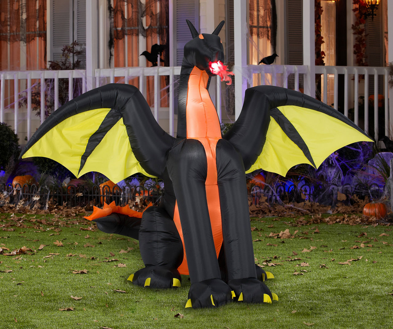 Gemmy Airblown Inflatable Dragon with Wings | Big Lots