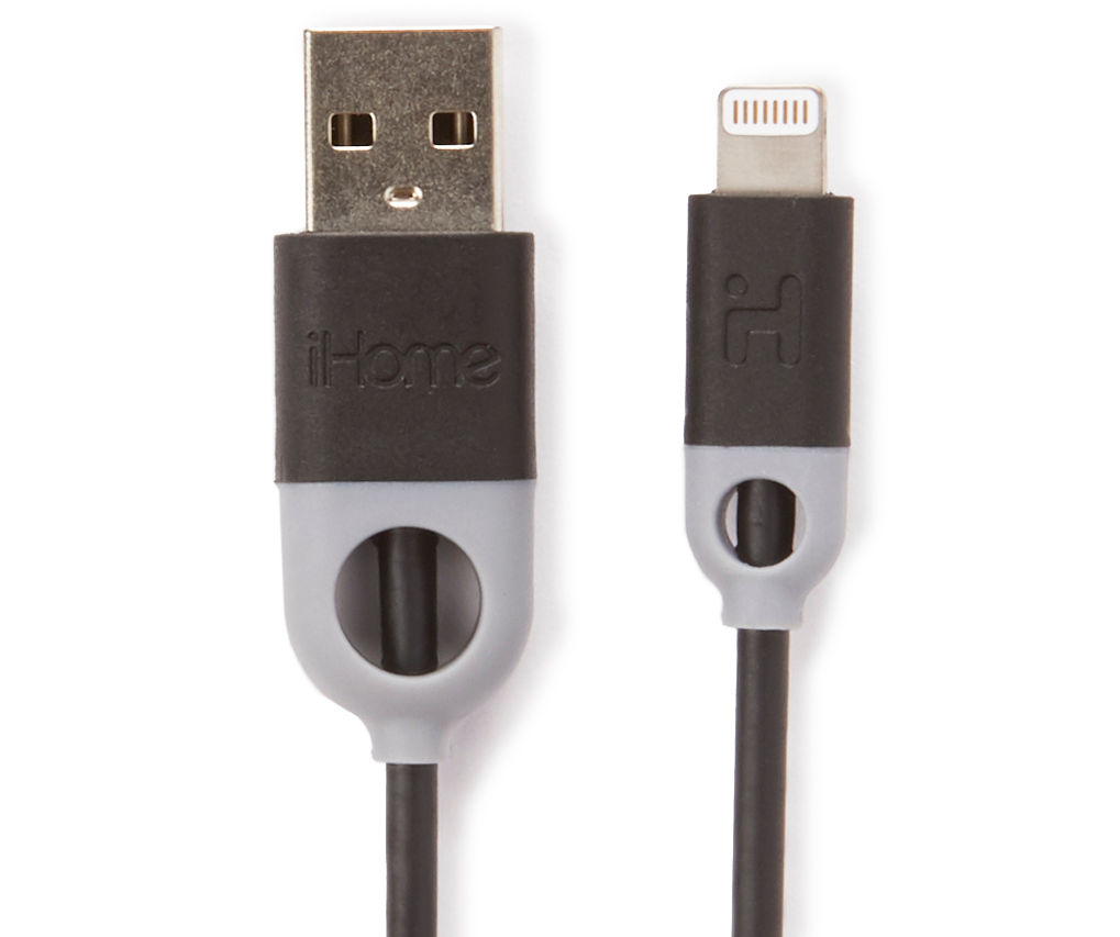 iHome Black 5' Lightning Cable | Big Lots
